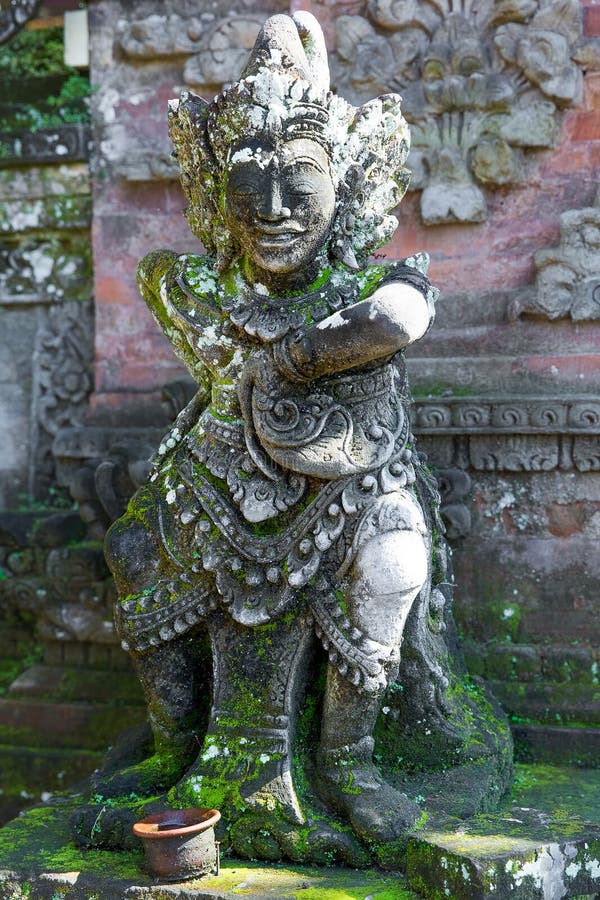 Balinese God Statue in Temple Complex, Bali, Indonesia Stock Photo ...