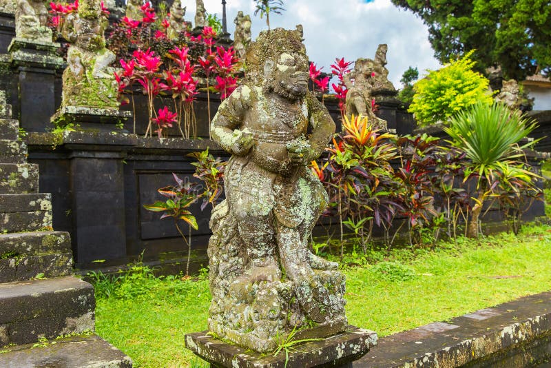Balinese God Statue in Temple Complex, Bali, Indonesia Stock Image ...