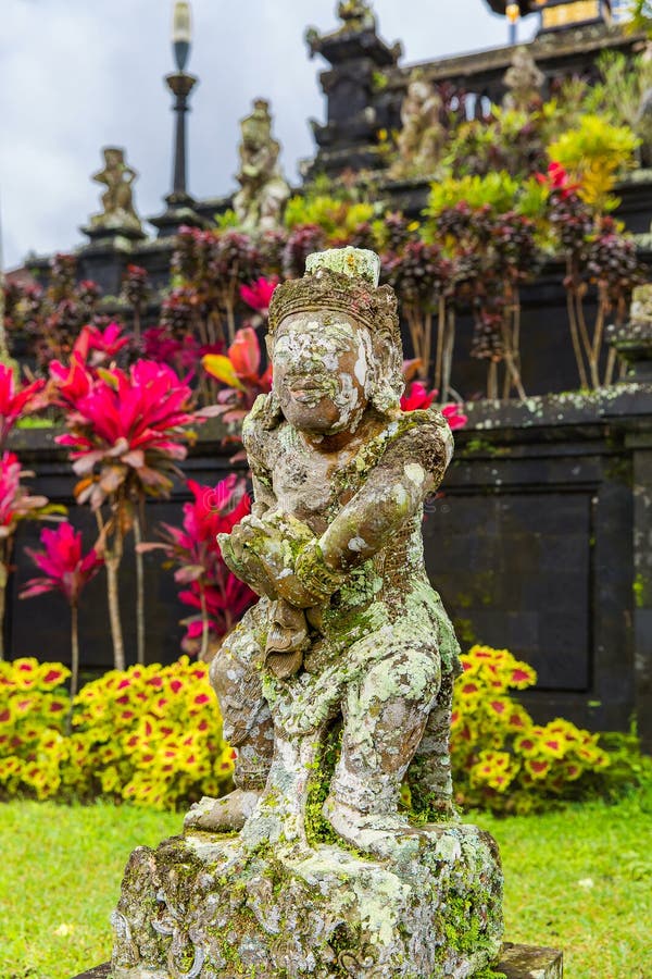 Balinese God Statue in Temple Complex, Bali, Indonesia Stock Photo ...