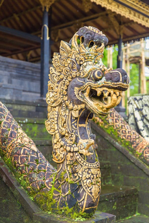 Balinese God Statue in Temple Complex, Bali, Indonesia Stock Photo ...