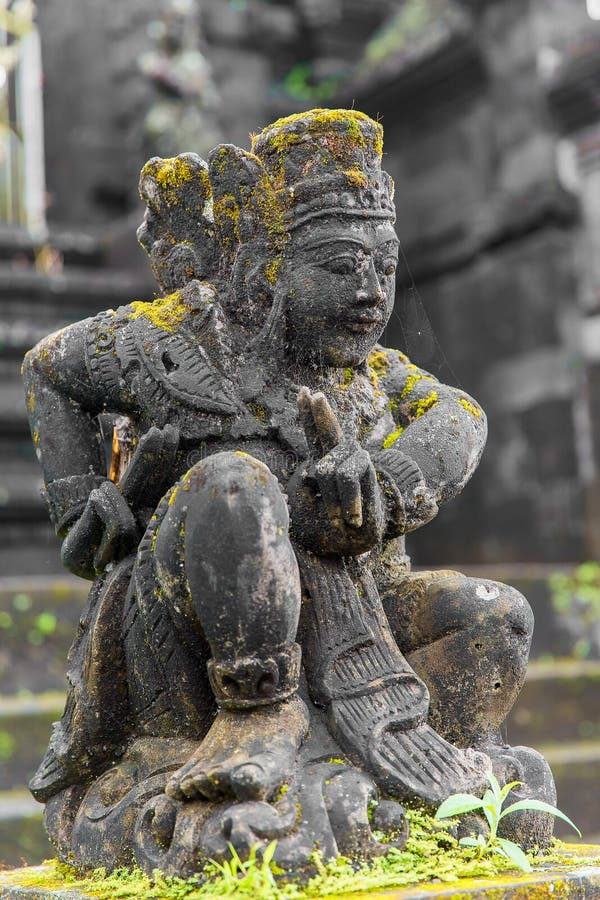 Balinese God Statue in Temple Complex, Bali, Indonesia Stock Photo ...