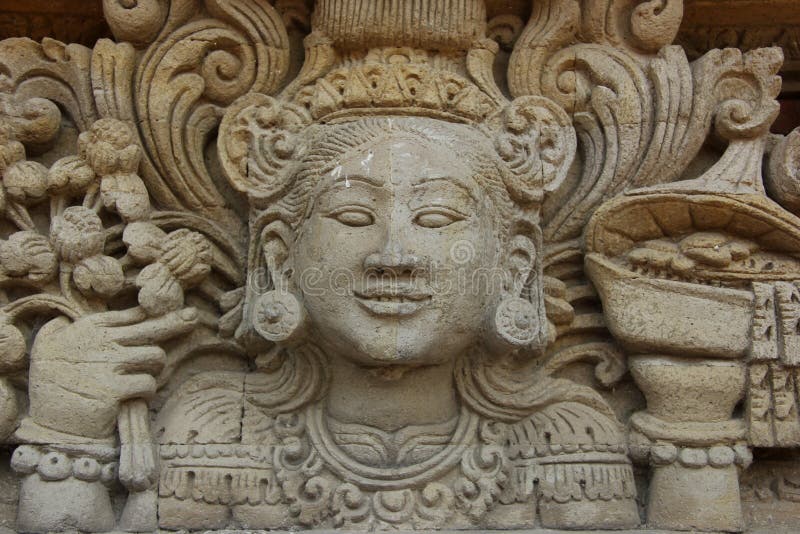 Balinese Hindu Statue stock photo. Image of stone, religious - 79781012