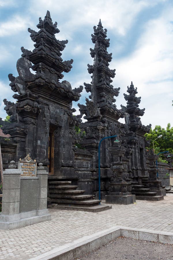 Balinese Hindu temple stock image. Image of great, landmarks - 105199181