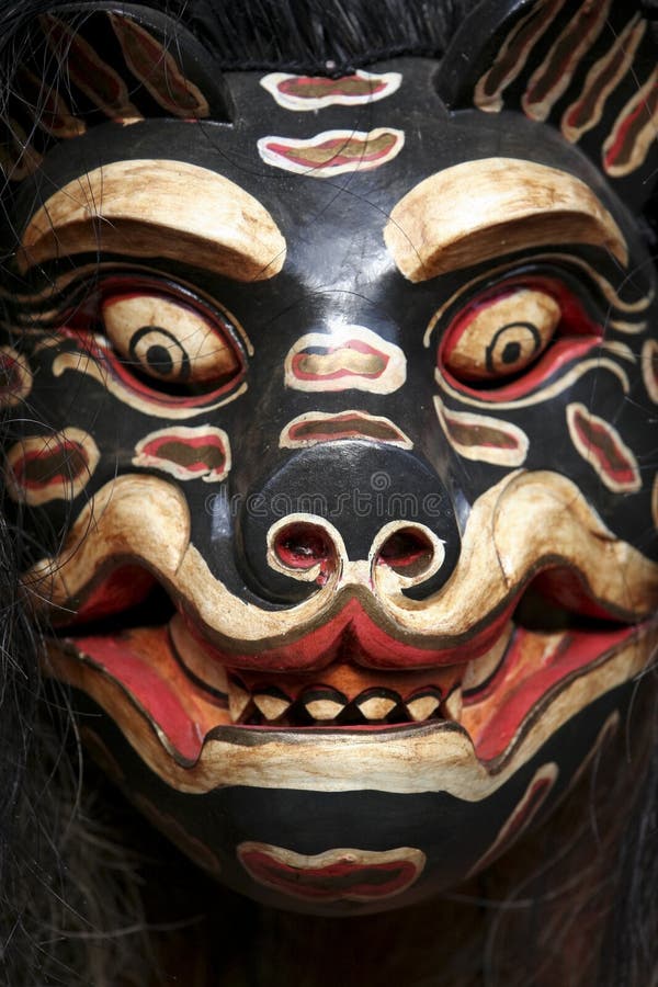 Balinese mask Bali culture stock image. Image of southeast - 5623571