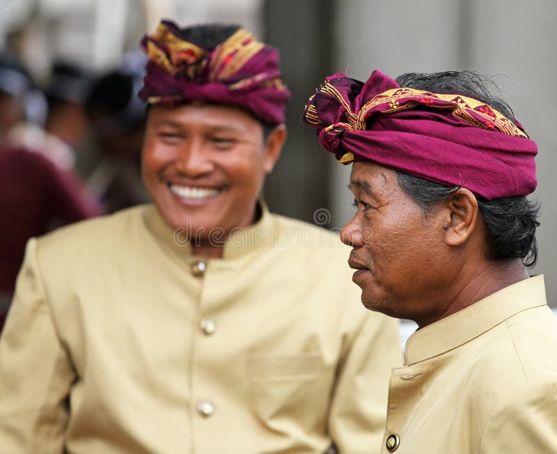 BALINESE MEN at CEREMONY editorial stock photo. Image of hinduism ...