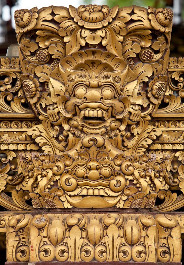 Balinese Garuda Wooden Sculpture Stock Image - Image of asia, vishnu ...