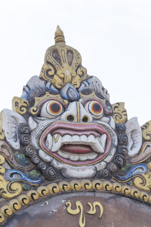 Balinese statue close up editorial image. Image of monster - 82080495