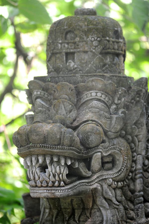 Balinese Garuda Wooden Sculpture Stock Image - Image of asia, vishnu ...