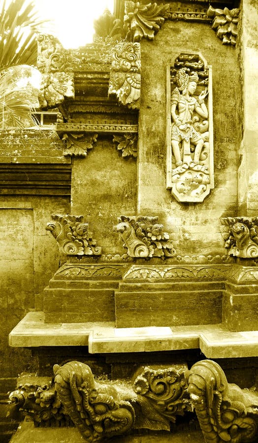 Balinese Stone Carving Details Stock Image - Image of beautiful ...