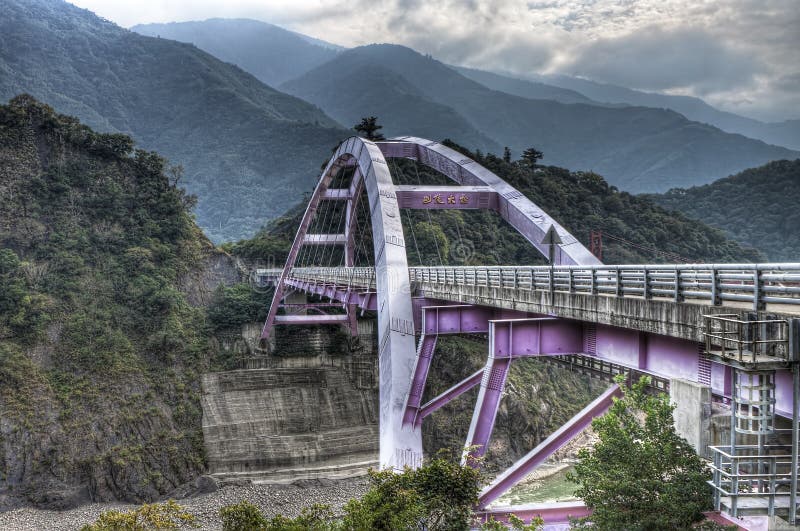 Baling Bridge at LaLa Mountain, Toayuan Taiwan Stock Image - Image of ...