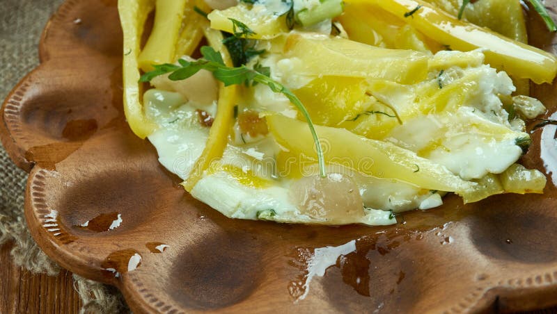 Balkan Breakfast stock photo. Image of scrambled, eggs - 101443818