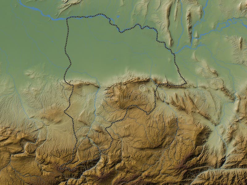 Balkh, Afghanistan. High-res Satellite Stock Vector - Illustration of ...