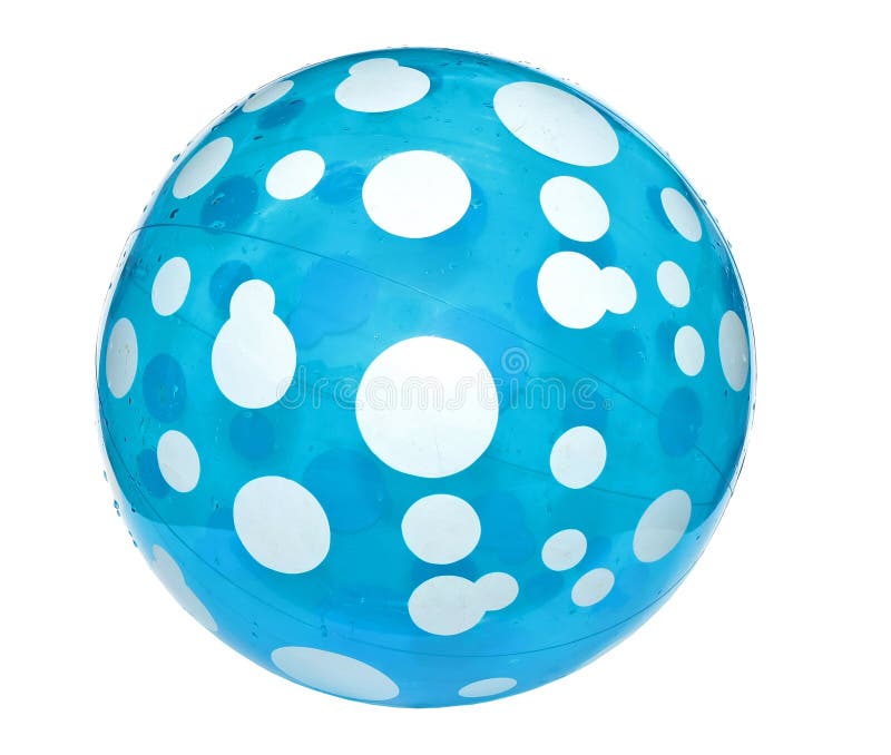 Red ball with white spots stock photo. Image of dots - 12253314