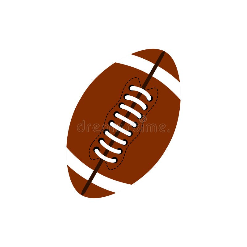 Ball for American Football. Football Icon Stock Vector - Illustration ...