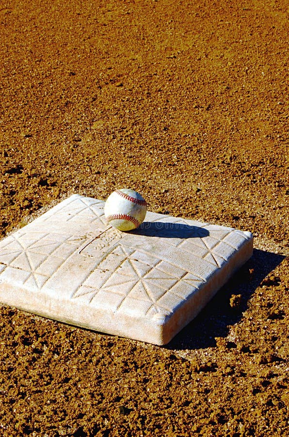 Ball & base stock image. Image of baseball, sport - 7837197