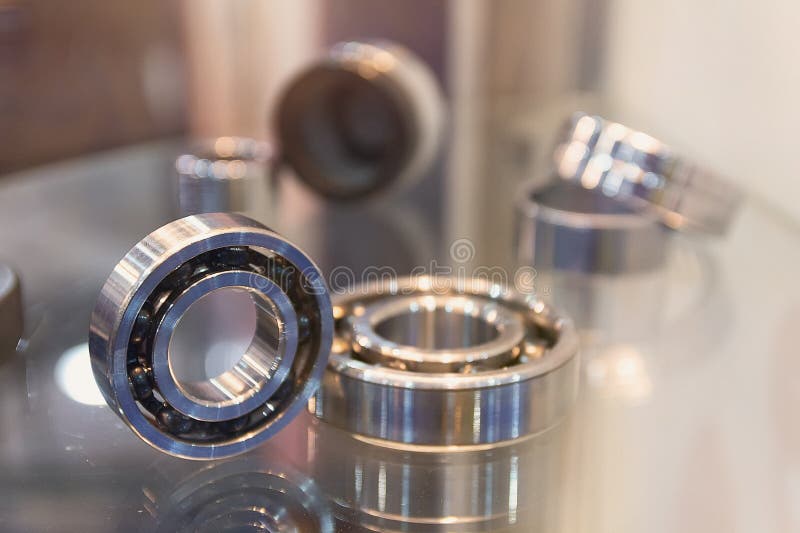 Ball Bearing on Display Close-up Stock Image - Image of machine, motion ...