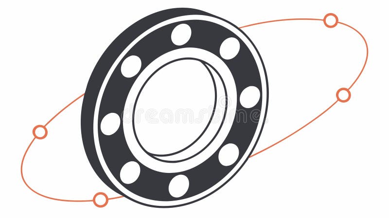 Ball Bearing Orbit Vector Mechanical Engineering Component, Vector ...