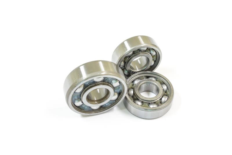 Ball Bearing on a White Background, Motorcycle Bearing Close-up Stock ...