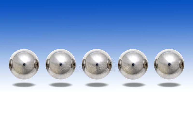 Ball Bearings Floating stock image. Image of steel, shiny - 10183455