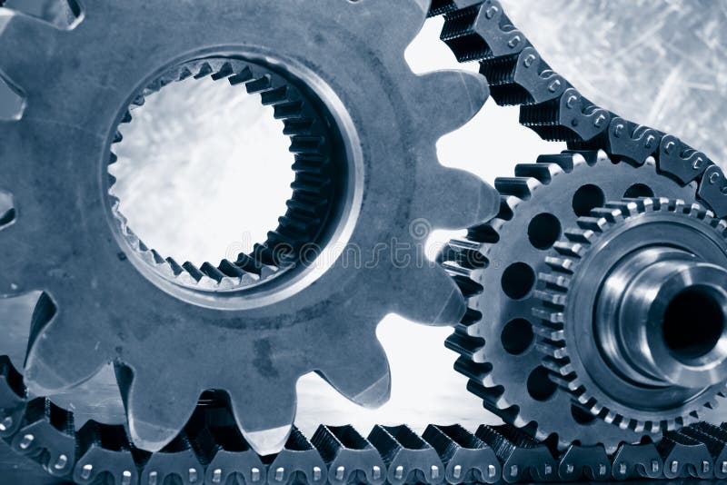 Ball-bearings, Gears in Close-ups Stock Photo - Image of machine, power ...