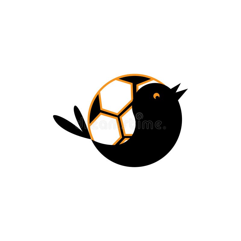 Ball Bird Logo Vector Abstract Illustration Design Stock Vector ...