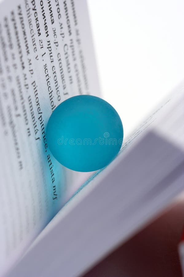Ball and book stock photo. Image of sphere, blue, book - 6873926