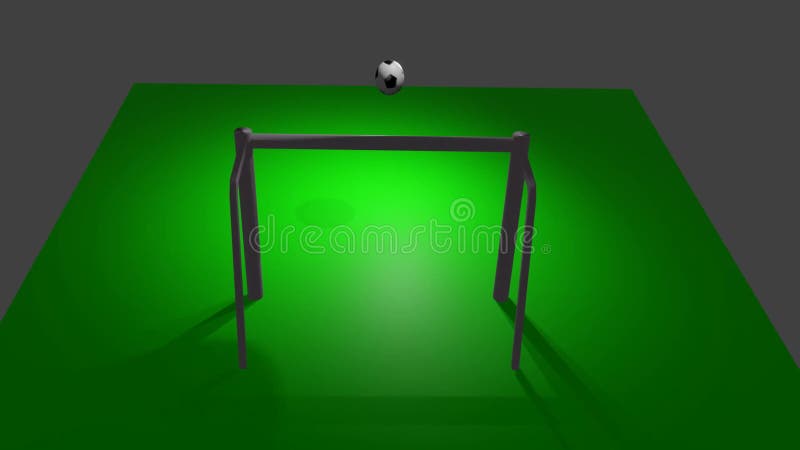 Ball Bouncing on the Soccer Field Stock Video - Video of field ...