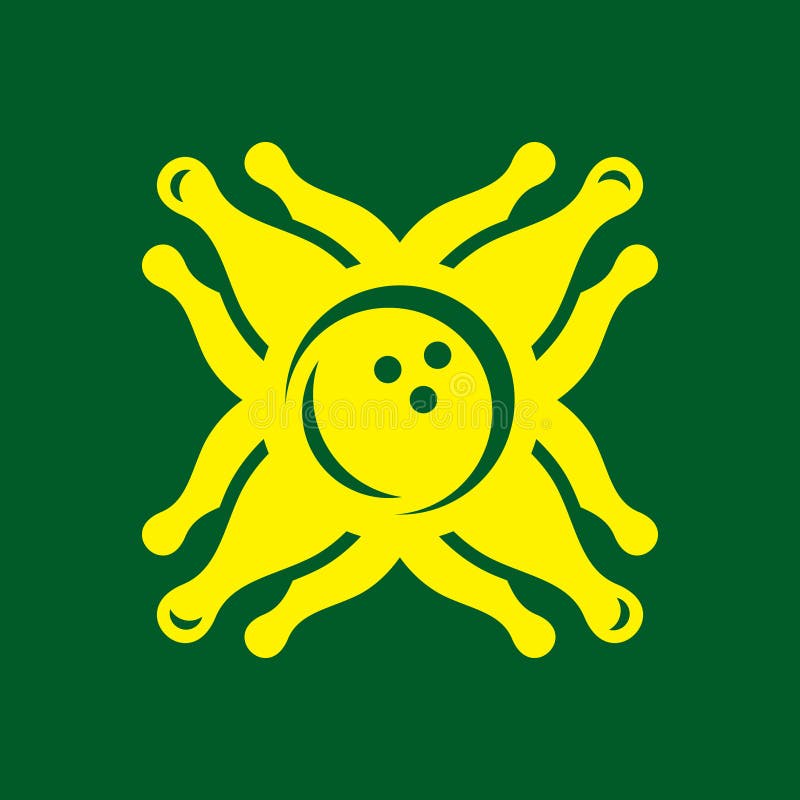 Bowling abstract sign stock vector. Illustration of isolated - 116327638