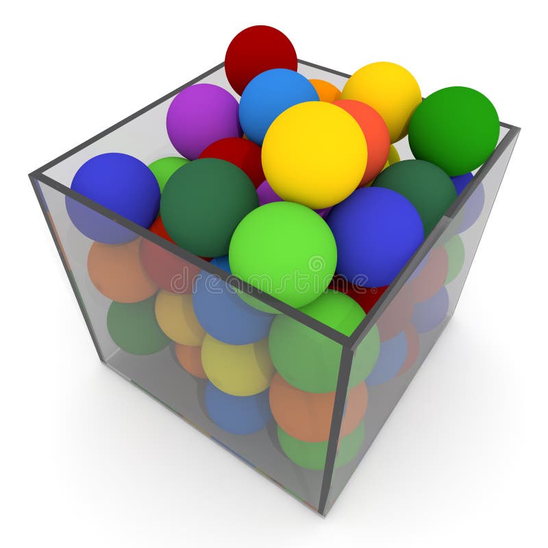 A lot of balls stock illustration. Illustration of purple - 19945412