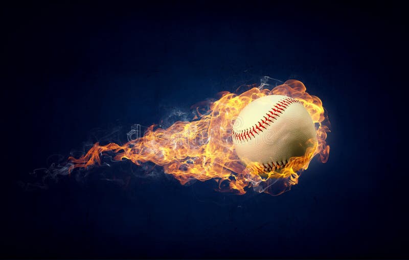 Baseballs On Fire
