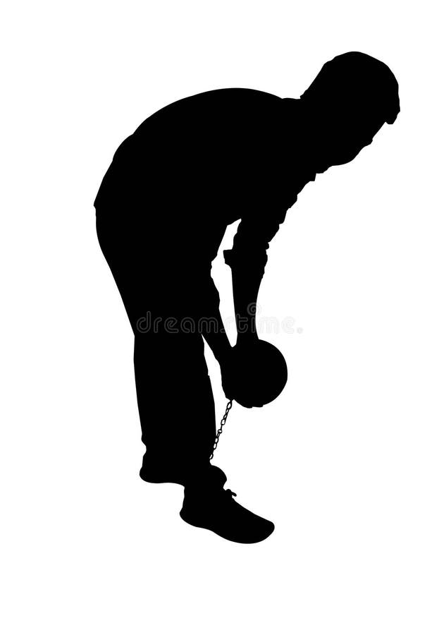 Ball and Chain 2 Silo stock illustration. Illustration of lift - 377632