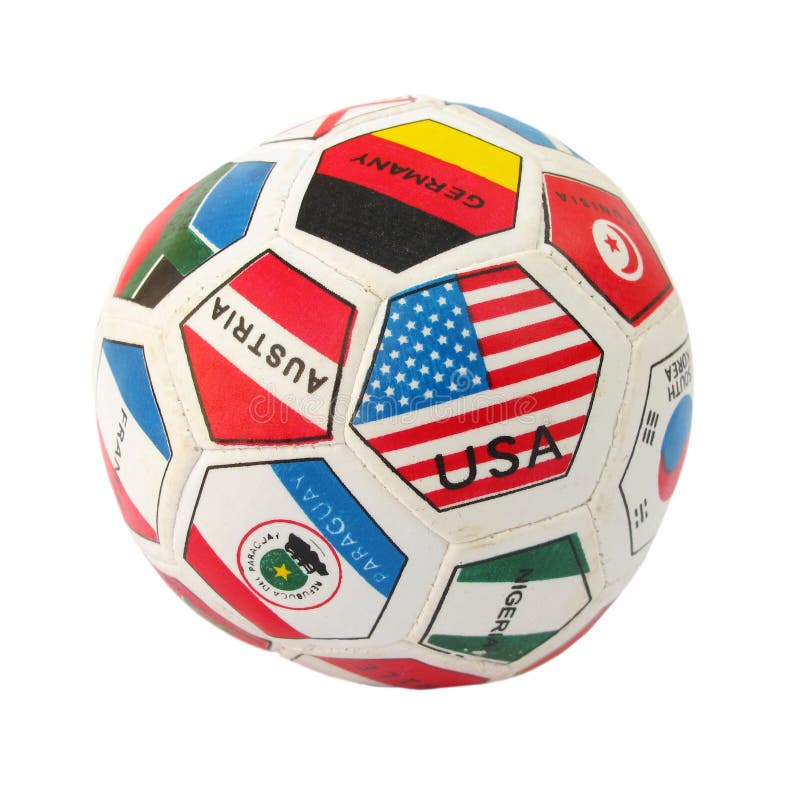 Ball with countries flags stock image. Image of flag - 12404505