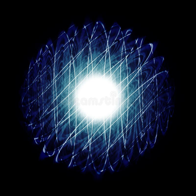 Ball of Energy Full Colored and Sparkling Stock Illustration ...
