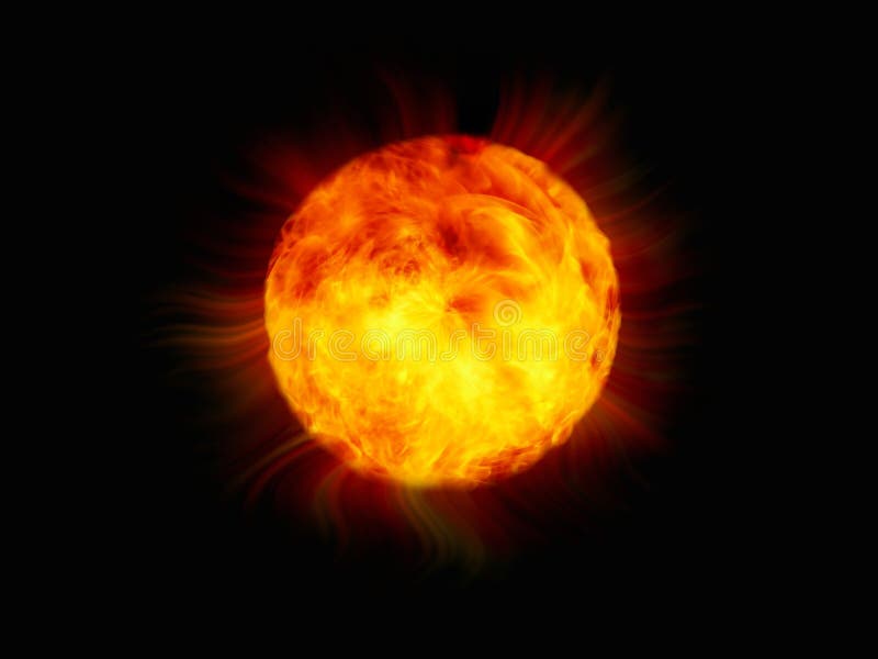 Ball of fire stock illustration. Illustration of flames - 10426215