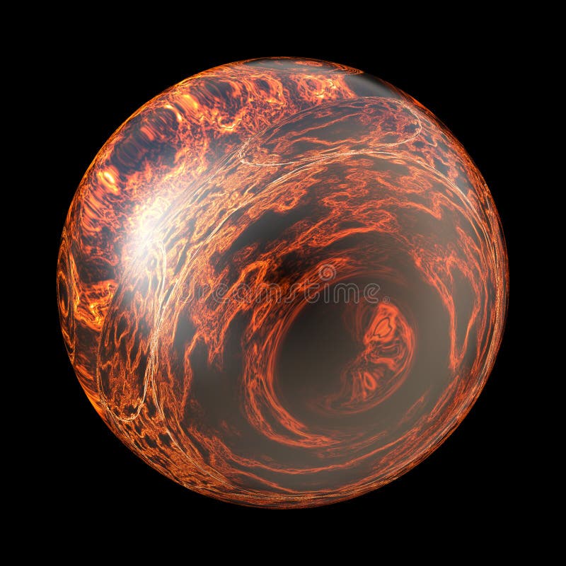 Ball of fire stock illustration. Illustration of ball - 13045115