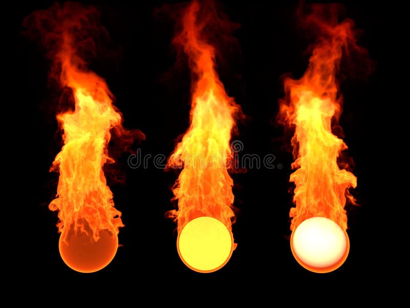 Ball in fire stock photo. Image of bonfire, detonation - 64090542