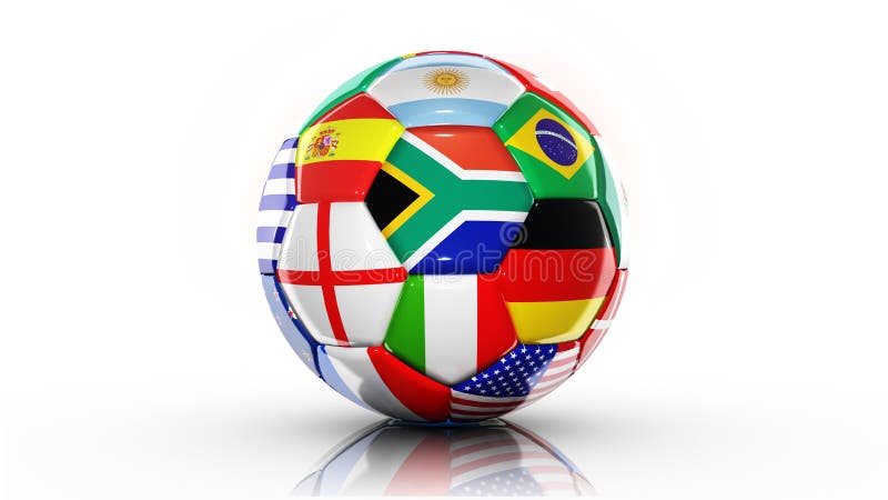 Ball with flags stock illustration. Illustration of business - 35759999
