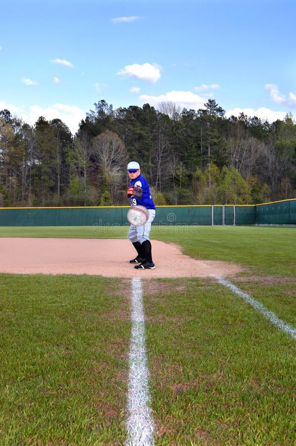 Baseball. stock image. Image of ball, outfield, american - 7635403