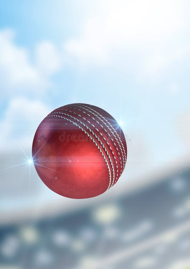 Ball Flying through the Air Stock Image - Image of illuminated, flight ...