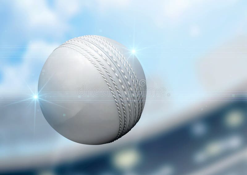 Ball Flying through the Air Stock Image - Image of turf, green: 57818777