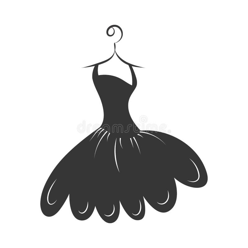 Woman Little Black Dress Hanger Stock Illustrations 147 Woman Little Black Dress Hanger Stock