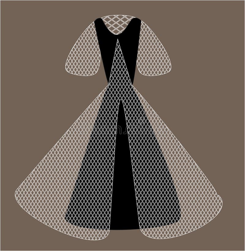 Ball Gown vector stock vector. Illustration of white - 48028265