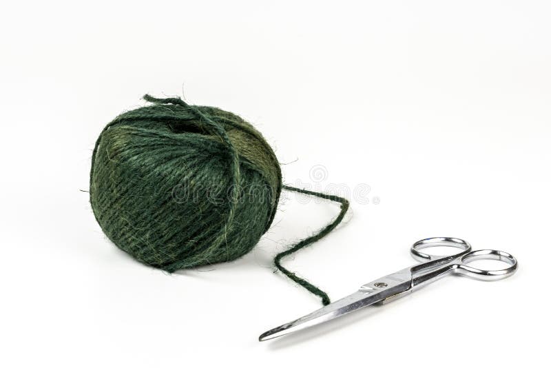 Ball of Green String stock image. Image of gardening - 135953403