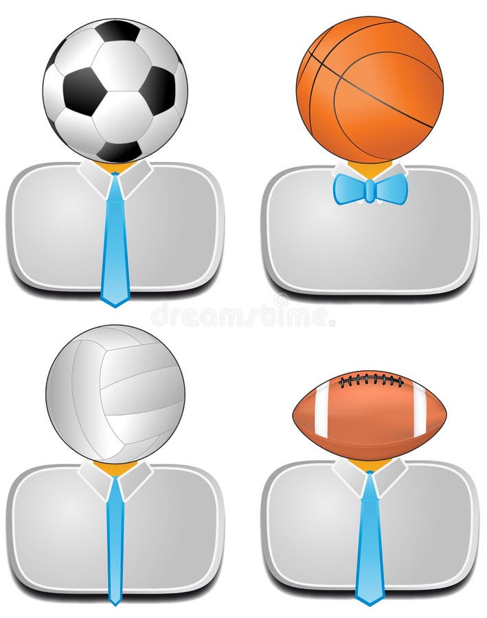 Ball head stock vector. Illustration of human, business - 26563163