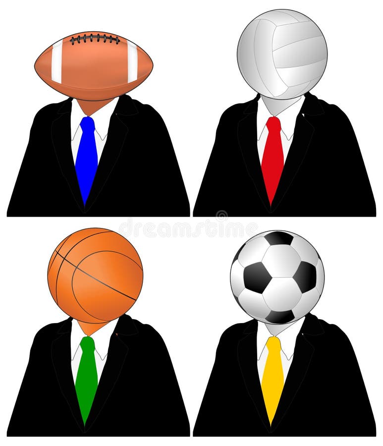 Ball head stock vector. Illustration of human, vector - 28082219