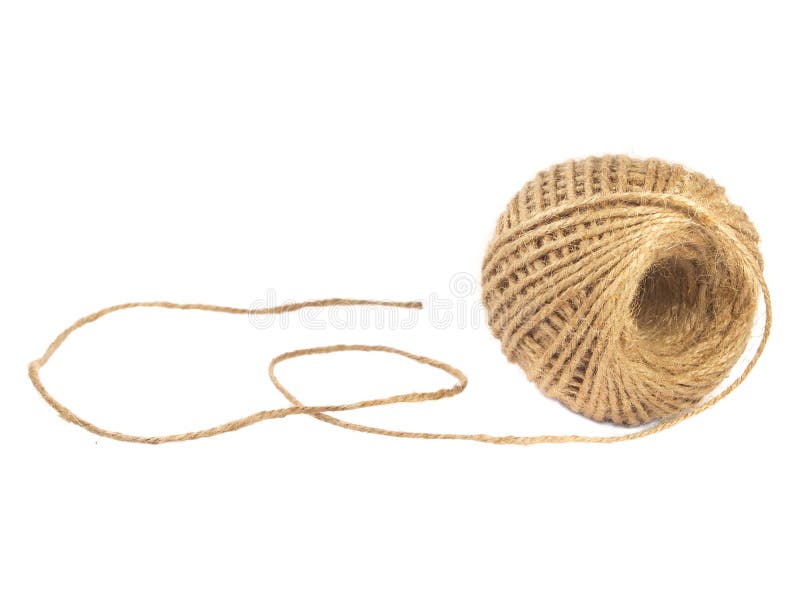 Ball of hemp rope stock image. Image of twisted, hank - 41596335