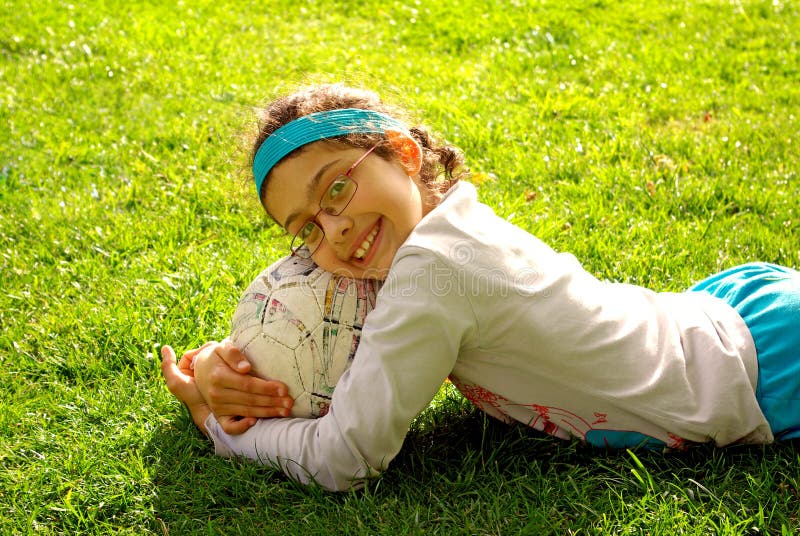 Ball Hug stock photo. Image of health, field, people, lifestyle - 5459354