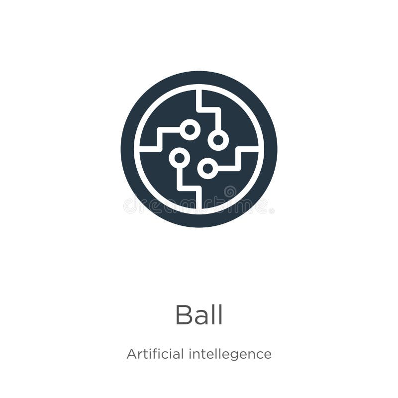 Intelligence Ball of Internet of Things Stock Illustration ...