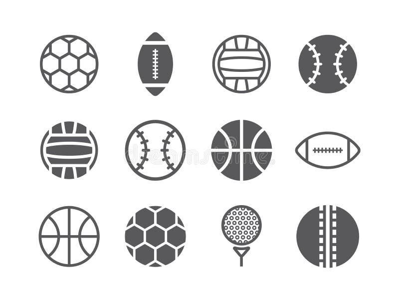Golf Ball And Putter Icon. Vector Signs For Web Graphics. Stock Vector ...