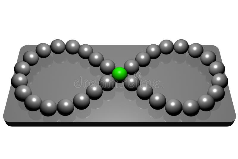 Ball infinity stock illustration. Illustration of decoration - 15784121